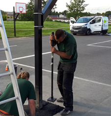 Sure Shot Junior 661 In Ground Basketball Post