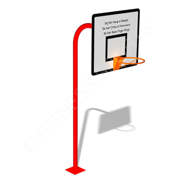 Steel Playground Basketball Post