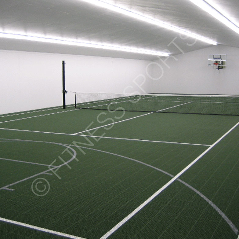 Polymer Tiled Plastic Sports Pitch