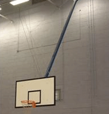 Roof Mounted Basketball System